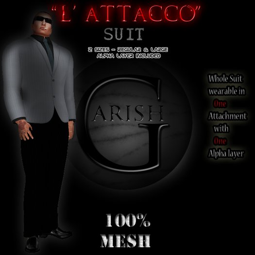 Second Life Marketplace - Garish_"l'attacco" Suit