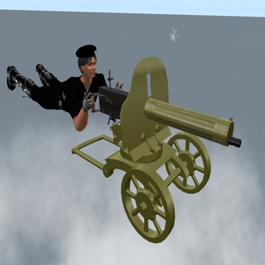 Second Life Marketplace Gyr Maxim Machin Gun Demo Ver