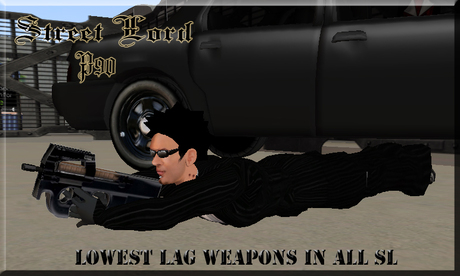 Second Life Marketplace - P90 SMG. SUB- MACHINE GUN PDW Street Lord Weapon