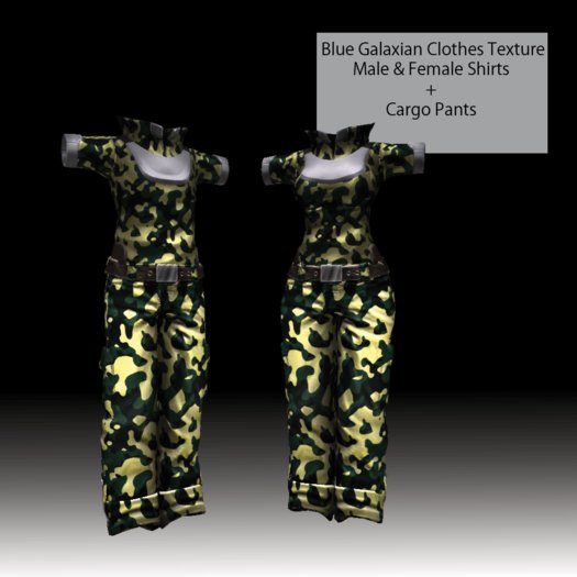 Second Life Marketplace - [BG] Cloths Tex Mod Camo01