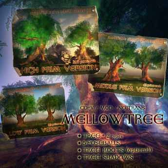 Second Life Marketplace - (Old Product) HPMD* Mellow Tree - high prim version