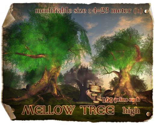 Second Life Marketplace - (Old Product) HPMD* Mellow Tree - high prim ...