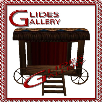 Second Life Marketplace - open gypsy cart w/baked texture only copy