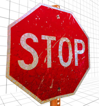 Second Life Marketplace - Rustic Stop Sign