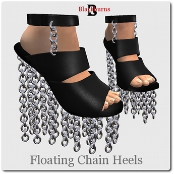 Second Life Marketplace - Blackburns Floating Chain Heels Mesh & Sculpt