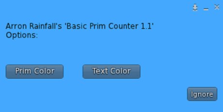 Second Life Marketplace - Basic Prim Counter