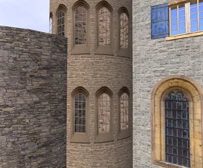 Second Life Marketplace - Seamless Castle Window Wall Textures, Castle ...