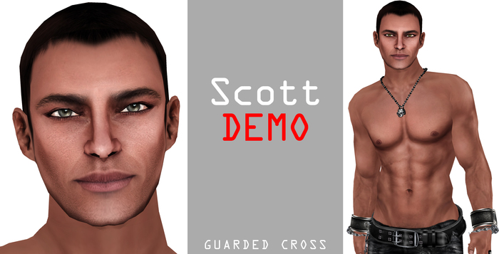 Second Life Marketplace - * GUARDED CROSS/Men’s-Wear * Scott Skin -DEMO-