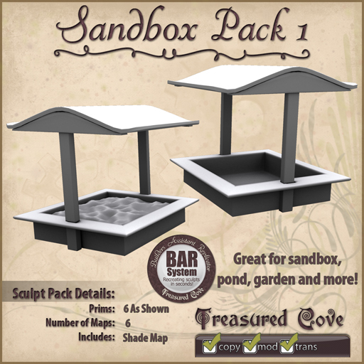 Second Life Marketplace - -TC- Sandbox Pack 1 Clearance Priced