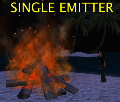 Second Life Marketplace - Bonfire Emitter from Basic Elements - A Large ...