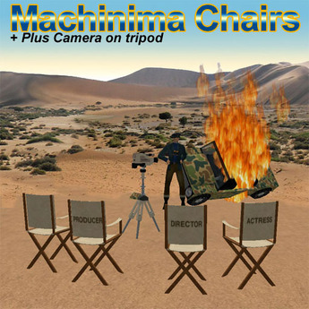 Second Life Marketplace - Movie Maker Chairs, for film sets and ...