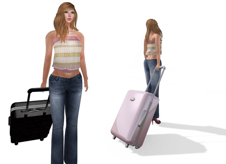 Second Life Marketplace - Full Perm Mesh Travel Suitcase with ...
