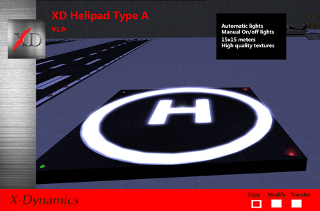 Second Life Marketplace - XD Helipad Medium Type A XD1