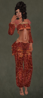 Second Life Marketplace - Genie Outfit [mesh] by Caverna Obscura ~RED~