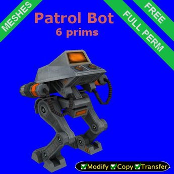 Second Life Marketplace - Patrol bot