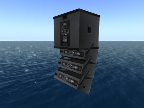 Second Life Marketplace - Rave - Speakers - Line Arrays SKP