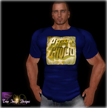 Second Life Marketplace - {T.I.D} Papi Chulo T-shirt (blue)