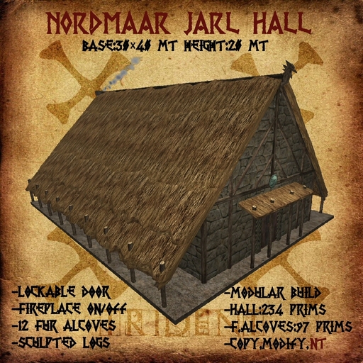 Second Life Marketplace - Nordmaar Jarl Hall