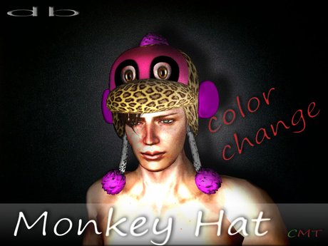 Second Life Marketplace - ::db:: Monkey HAT #2 unisex color change