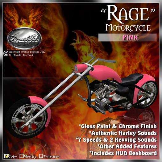 Second Life Marketplace - PROMO ~ 200L OFF SALE ~ !Drakke! "Rage ...