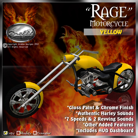 Second Life Marketplace - PROMO ~ 200L OFF SALE ~ !Drakke! "Rage ...