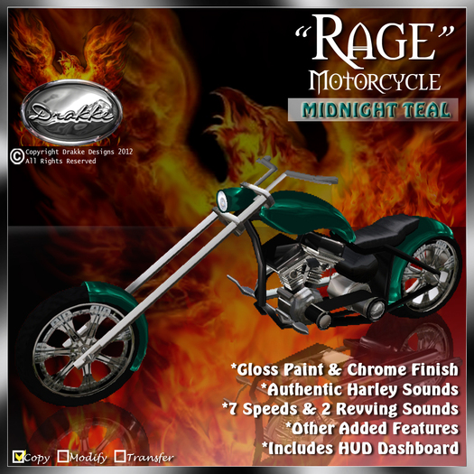 Second Life Marketplace - PROMO ~ 200L OFF SALE ~ !Drakke! "Rage ...