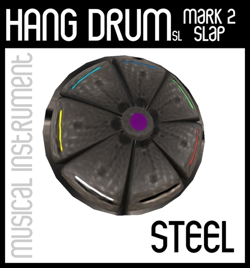 Second Life Marketplace - HANG DRUM - Mark 2 - Steel - Slap - Make ...