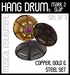 Second Life Marketplace - HANG DRUM 3 PACK - Mark 2 - Copper - Gold ...
