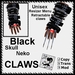 Second Life Marketplace - Black Skull Neko Claws