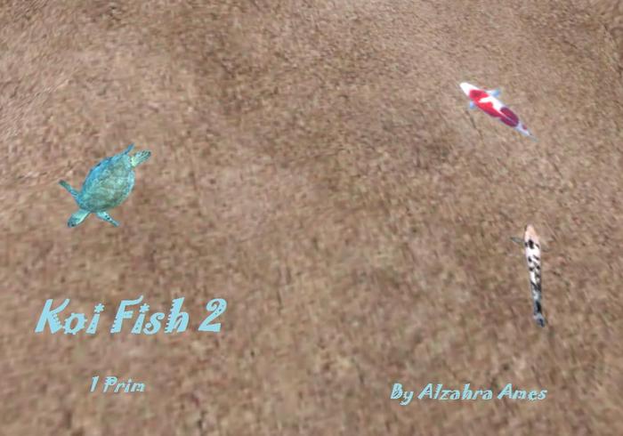 Second Life Marketplace - Koi Fish 2 (boxed) Aquarium or Fountain ...