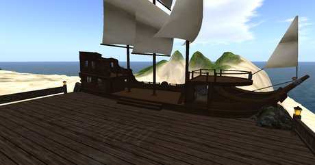 Second Life Marketplace - Shipwrecked Stage with Deck
