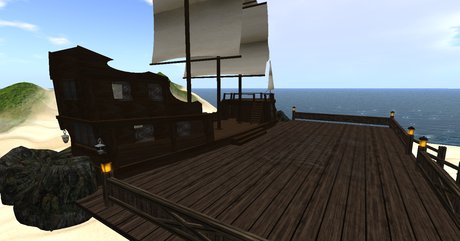 Second Life Marketplace - Shipwrecked Stage with Deck