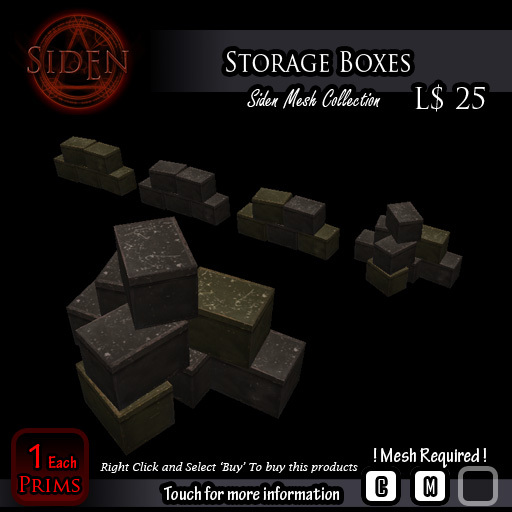 Second Life Marketplace - Storage Boxes