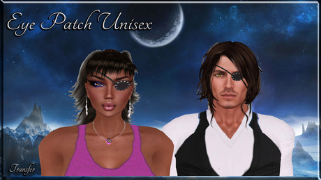 Second Life Marketplace - LSR - Eye Patch Unisex