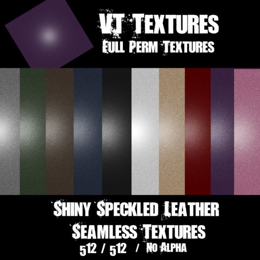 Second Life Marketplace - *VT* - Shiny Speckled Leather