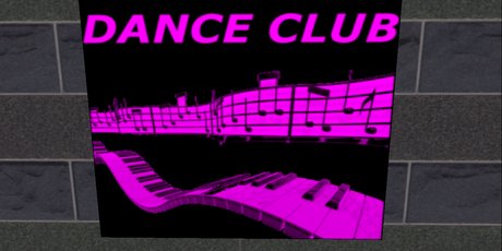 Second Life Marketplace - Dance Club Neon Sign With Purple And Teal ...