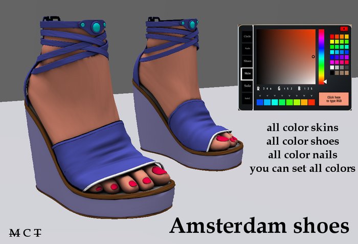 Second Life Marketplace - Amsterdam shoes