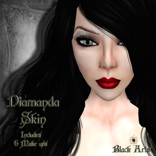 Second Life Marketplace - ~Black Arts~Diamanda Skin