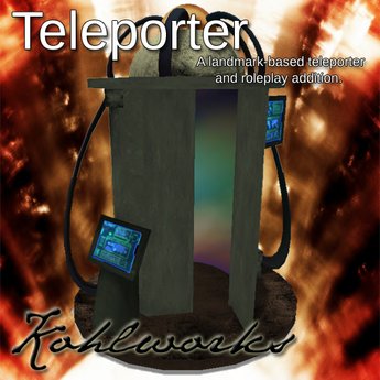 Second Life Marketplace - Teleport booth - a landmark-based teleporter ...