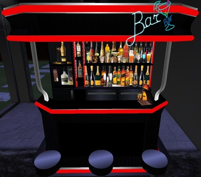 Second Life Marketplace - *Bar Black/Neon b/g/r