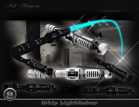 Second Life Marketplace - KD ~ BOX Dark Sith Whip lightSaber (rusty) V5.05