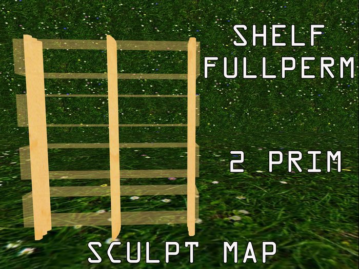 Second Life Marketplace - ::BV:: SHELF FULLPERM - SCULPT