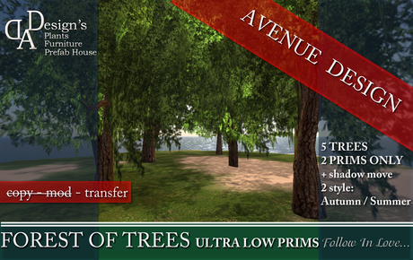 Second Life Marketplace - FOREST TREES ULTRA LOW PRIMS NO COPY- UPDATE ...