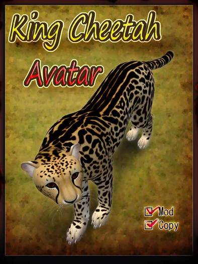 Second Life Marketplace - King Cheetah Avatar Ssize