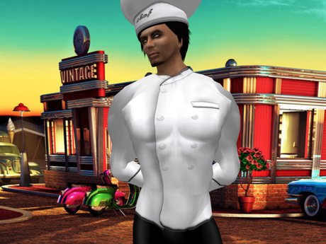 Second Life Marketplace - Chef Outfit - Unisex