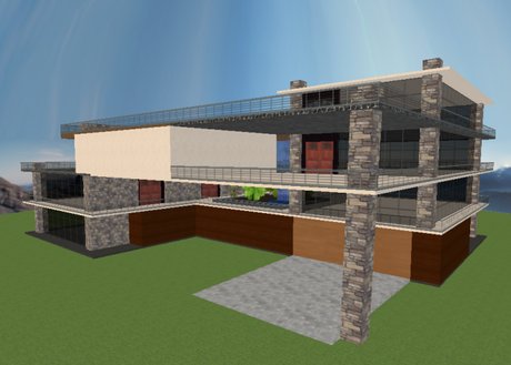 Second Life Marketplace - Modern House - 5 Bedrooms