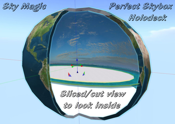 Second Life Marketplace - The perfect skybox "holodeck", 256x128 m ...
