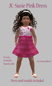 Second Life Marketplace - JC-Susie Pink Dress