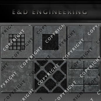 Second Life Marketplace - [IAP001] 6 Metal Alloy Panel Textures Steel ...