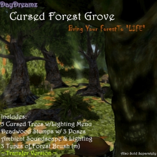 Second Life Marketplace - Cursed Forest Grove - (Trans)
